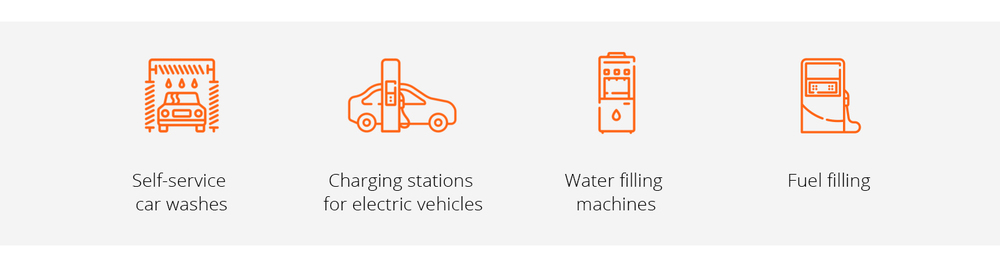 Outdoor payment terminal Vendotek VX